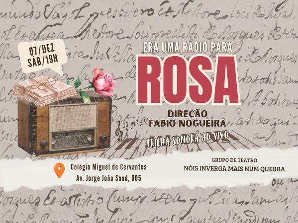 Era uma rádio para ROSA em São Paulo - Sympla
