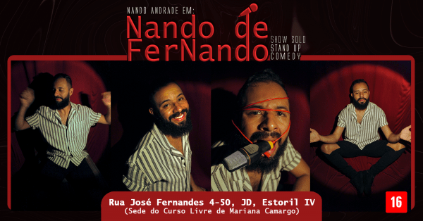 Nando Andrade em NANDO DE FERNANDO em Bauru - Sympla