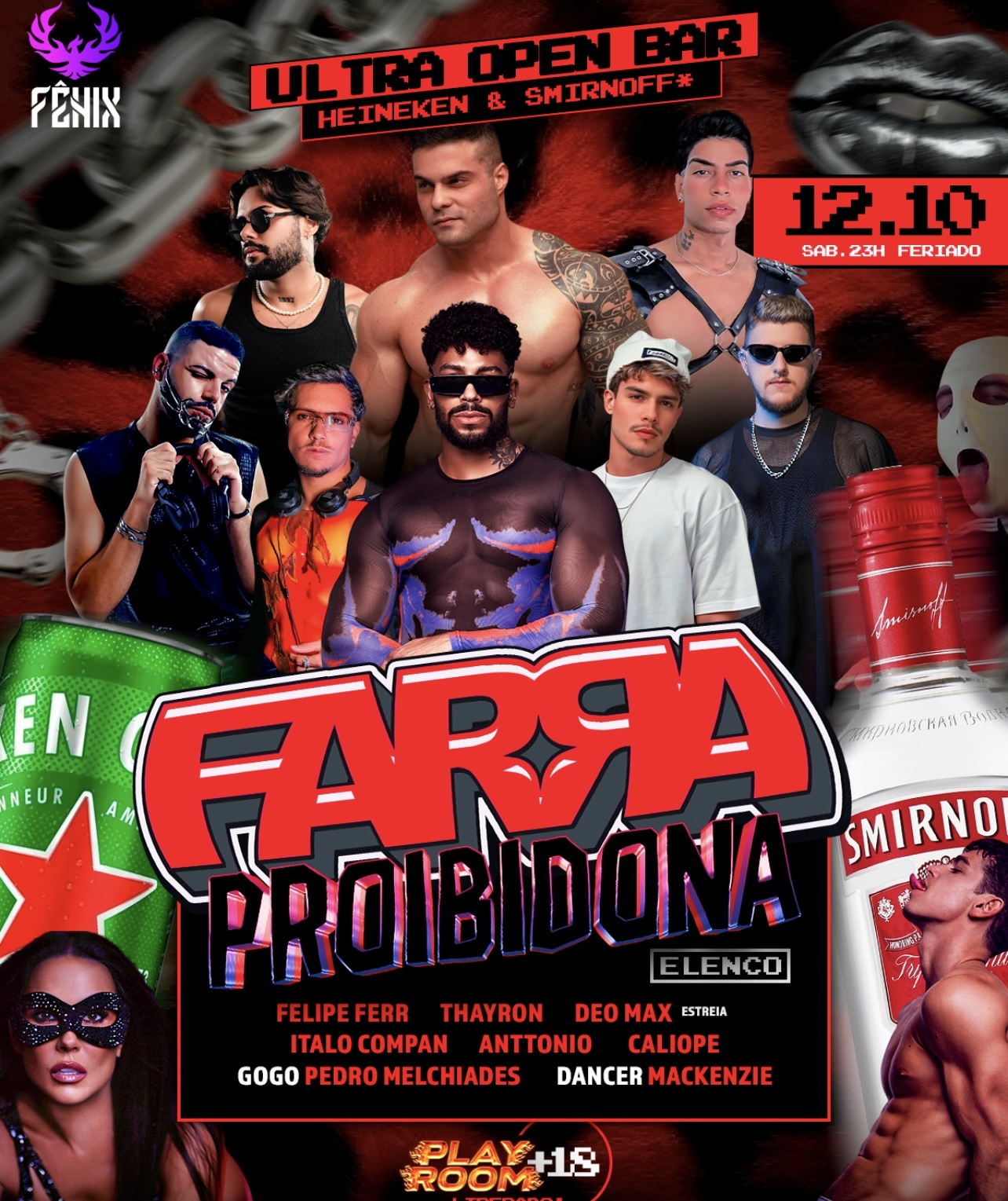 FARRA | Proibidona (ULTRA OPEN BAR c/ HEINEKEN + SMIRNOFF +SUPER ELENCO ...