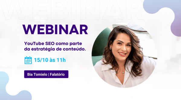 Webinar: YouTube SEO como parte da estratégia de conteúdo - online - Sympla