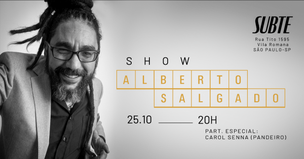 Show ALBERTO SALGADO em São Paulo - Sympla
