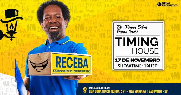 RECEBA - SOLO DO KEDNY SILVA NA TIMING HOUSE em São Paulo - Sympla