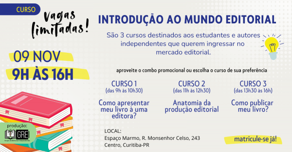 Introdução ao mundo editorial | Como apresentar à editora, como ...
