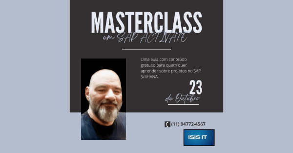 Masterclass em SAP ACTIVATE - online - Sympla