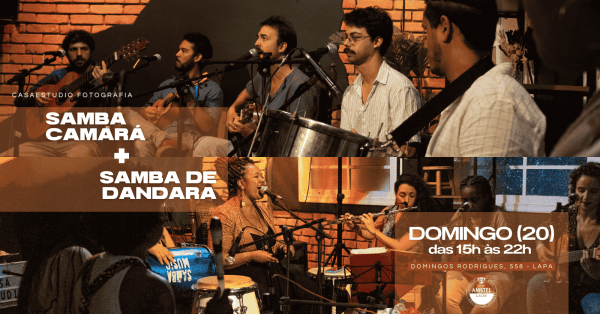 SAMBA CAMARÁ + SAMBA DE DANDARA| 2O de Outubro em São Paulo - Sympla