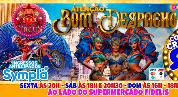 BIG STAR CIRCUS OFICIAL em Bom Despacho - Sympla