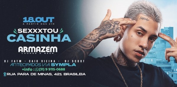 SEXXXTOU NA CASINHA || DJ CAIO VIEIRA em Betim - Sympla