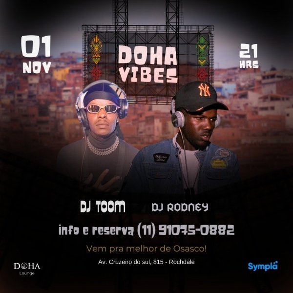 Doha Vibes em Osasco - Sympla