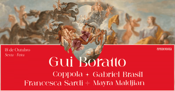 GUI BORATTO @ Ephigenia em São Paulo - Sympla