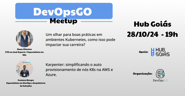 46˚ Meetup DevOpsGO em Goiânia - Sympla