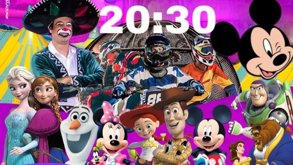 Domingo 20:30 Show Disney+espetáculo do circo em Aquidauana - Sympla