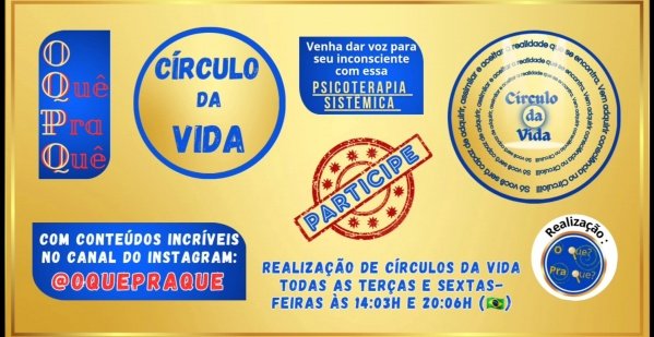 OQPQ - Círculo da Vida (08/11) 20:06H (BR) NOTURNO - CHAKRA FRONTAL ...