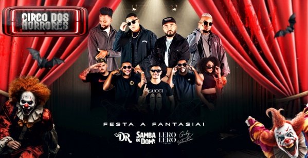 Circo dos Horrores - Halloween do Samba de Dom em São Paulo - Sympla