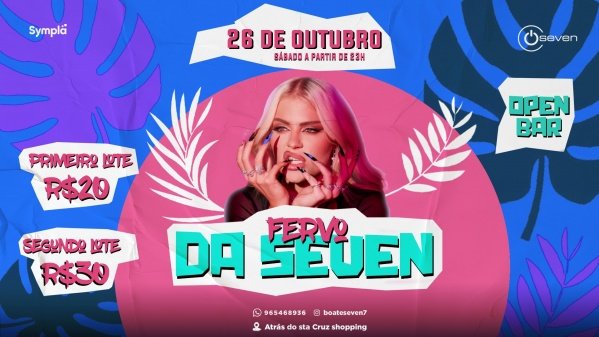 FERVO DA SEVEN // OPEN BAR // em Rio de Janeiro - Sympla