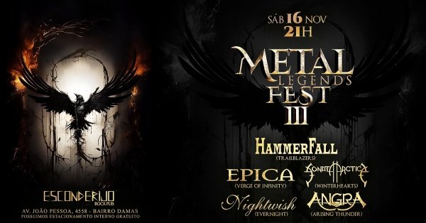 METAL LEGENDS FEST III em Fortaleza - Sympla