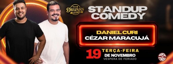 Standup Comedy - Cézar Maracujá e Daniel Curi em Rio de Janeiro - Sympla