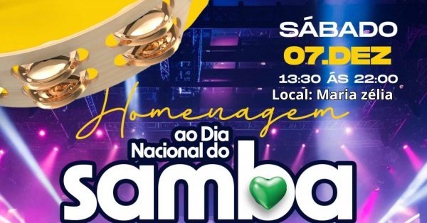 HOMENAGEM AO DIA NACIONAL DO SAMBA em São Paulo - Sympla