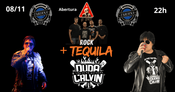 Rock + Tequila - Duda Calvin + The Punk Rockers em Santo Ângelo - Sympla