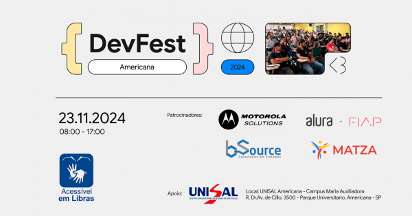 Devfest Americana 2024 em Americana - Sympla