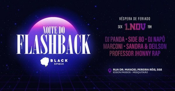 NOITE DO FLASHBACK em Mesquita - Sympla
