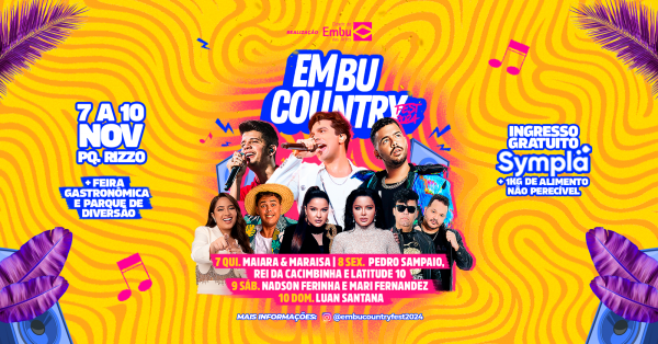 Embu Country Fest 2024 em Embu das Artes - Sympla