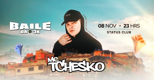 Baile da 3K | Mc Tchesko em Guaíba - Sympla