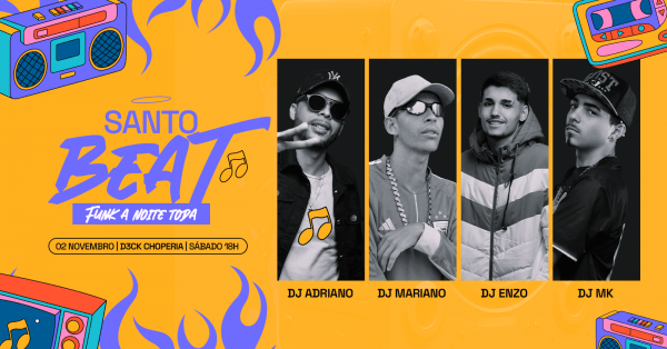 SANTO BEAT em Conselheiro Lafaiete - Sympla