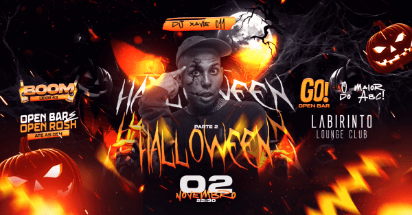 HALLOWEEN OPEN BAR - LABIRINTO & X PROD - PARTE 2 em Santo André - Sympla