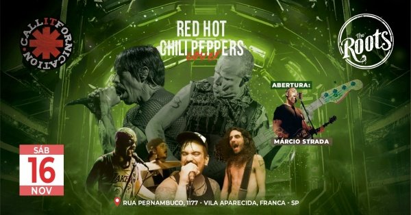 RHCP COVER + STRADA em Franca - Sympla