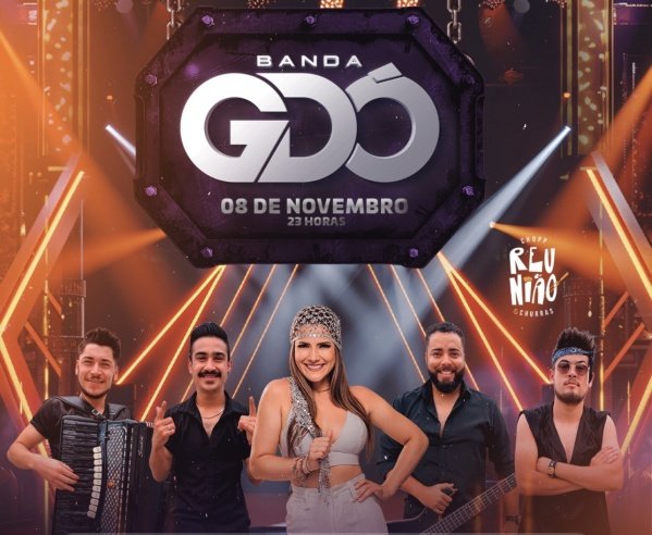BANDA GDO - 08/11 ESTREIA NO REUNIAO em Santa Maria - Sympla
