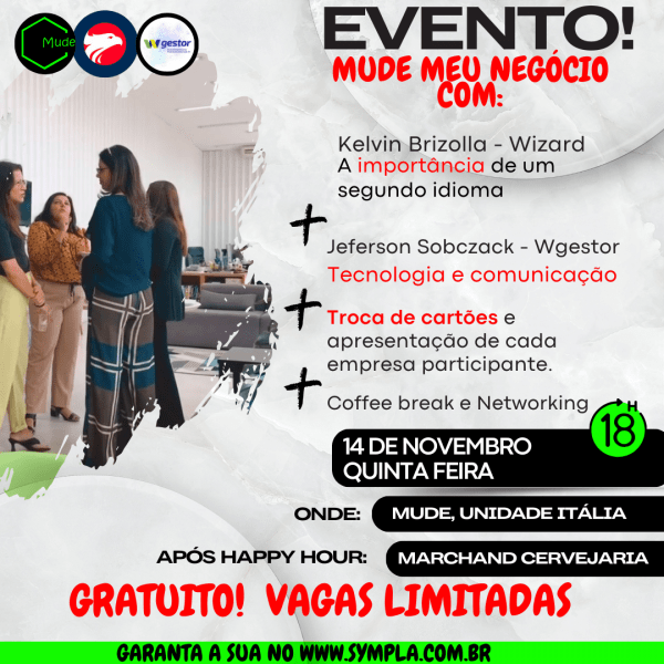 TROCA DE CARTÕES+PALESTRA WIZARD em Balneário Camboriú - Sympla