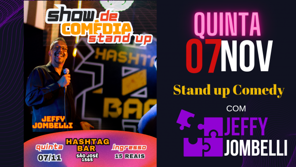 Jeffy Jombelli - Show Solo Stand up comedy em Ribeirão Preto - Sympla