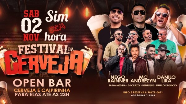 FESTIVAL DA CERVEJA (SIM SEM HORA 02/11) em Brasília - Sympla