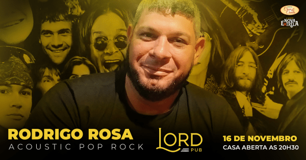 Acoustic Pop Rock com Rodrigo Rosa em Campos dos Goytacazes - Sympla