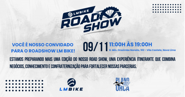 ROAD SHOW LM BIKE em Nova Lima - Sympla