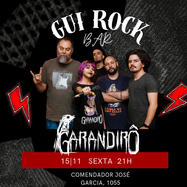 Garandirô - Gui Rock Bar em Pouso Alegre - Sympla