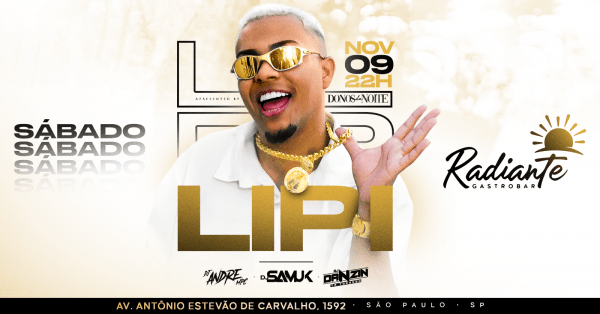 Mc lipe em São Paulo - Sympla