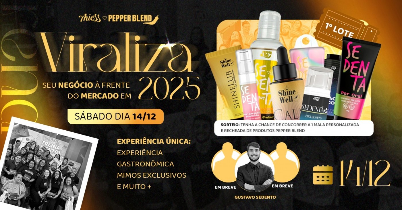 Viraliza Pepper blend + Miess: Seu negócio à frente do mercado em 2025 ...