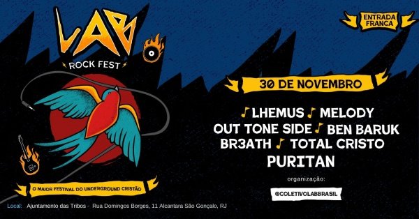 LAB Rock Fest em São Gonçalo - Sympla