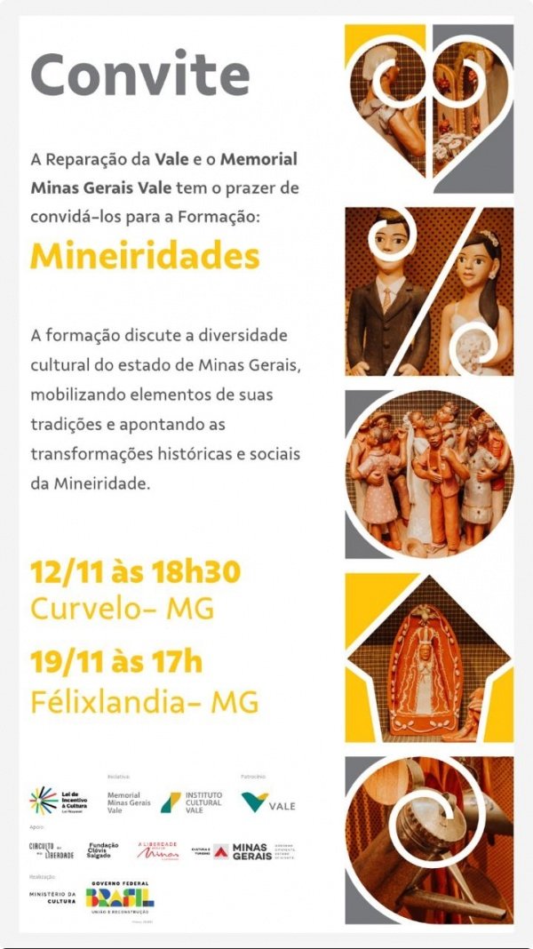 FORMAÇÃO MINEIRIDADES - REPARAÇÃO VALE E MEMORIAL MINAS GERAIS VALE em ...