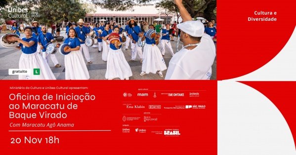 Oficina de Iniciação ao Maracatu de Baque Virado Com Maracatu Agô Anama ...