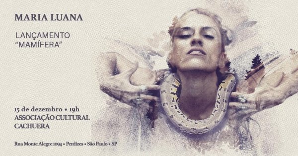 Maria Luana | Show de Lançamento "Mamífera" em São Paulo - Sympla