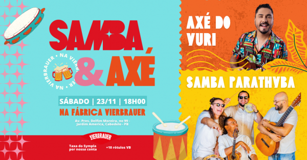 Samba&Axé II em Cabedelo - Sympla
