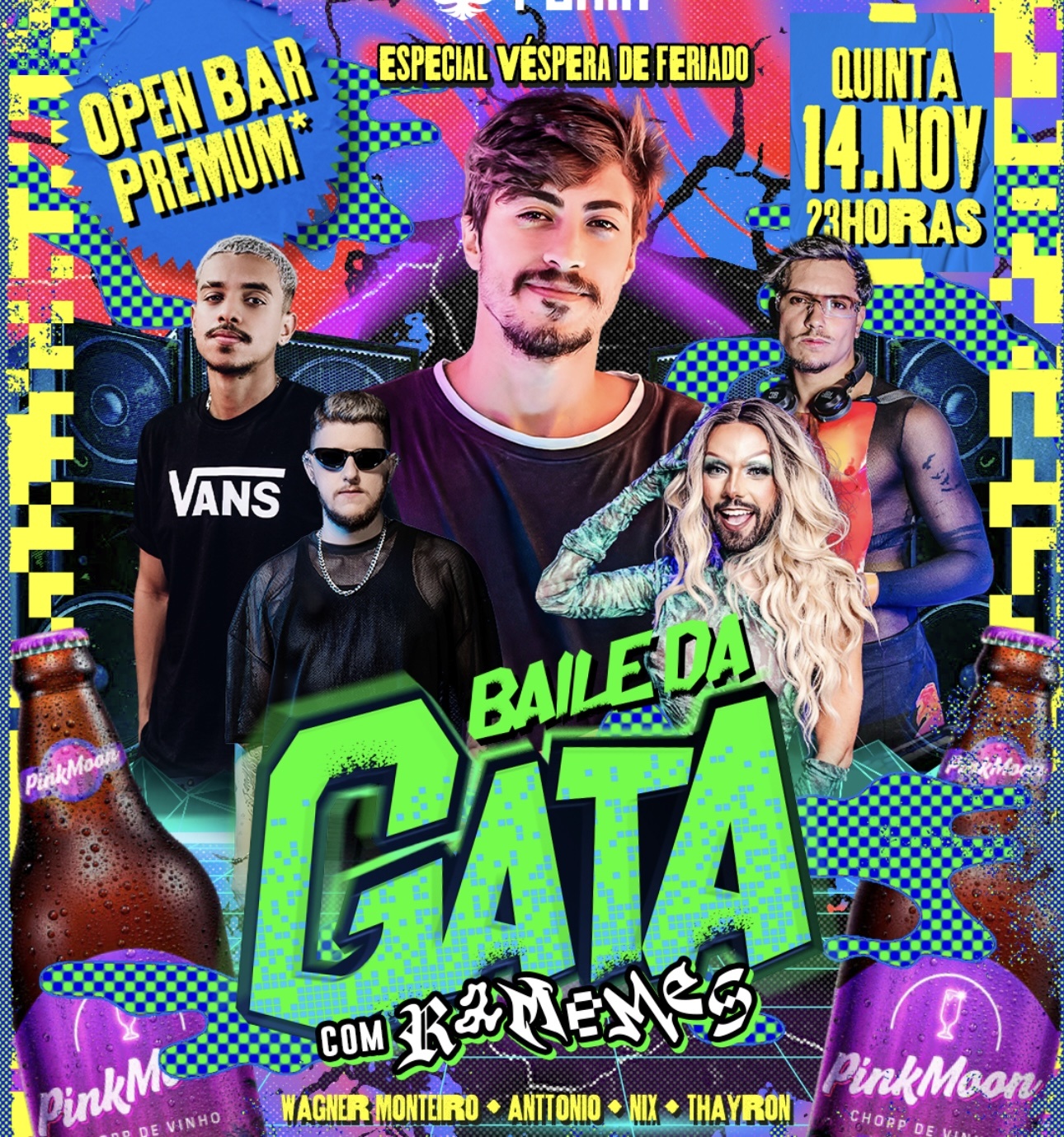 BAILE DA GATA c/ RAMEMES (QUINTA 14.11 VESP. FERIADO) | Evento até 7h ...