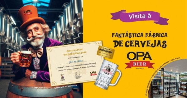 VISITA À FANTASTICA FÁBRICA DE CERVEJAS OPA BIER em Joinville - Sympla