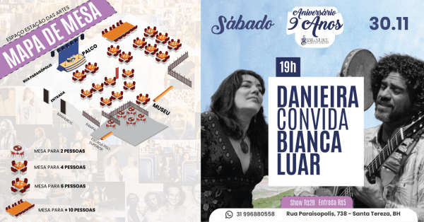 Danieira convida Bianca Luar em Belo Horizonte - Sympla
