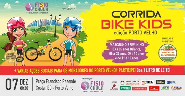 CORRIDA BIKE KIDS ed. PORTO VELHO em Divinópolis - Sympla