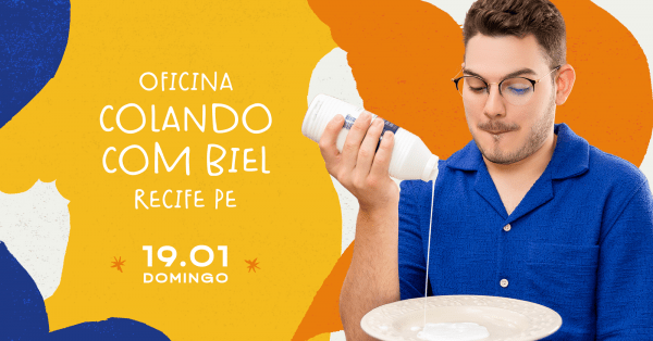 Oficina de colagem: Colando com Biel - 19/01 em Recife - Sympla