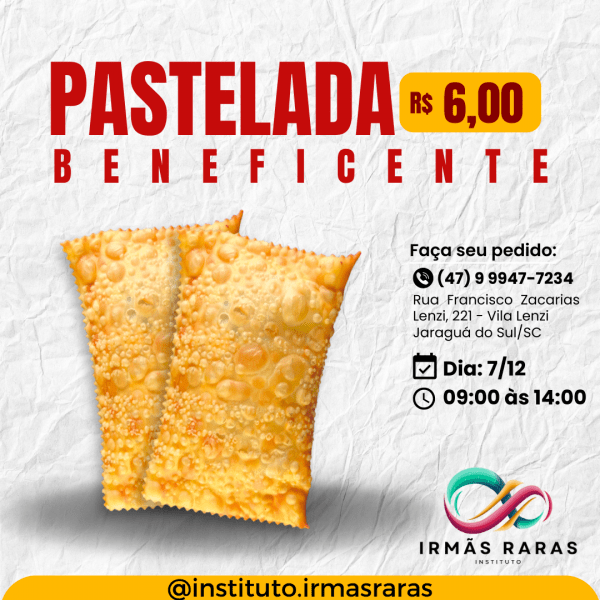 Pastelada Beneficiente Instituto Irmãs Raras em Jaraguá do Sul - Sympla