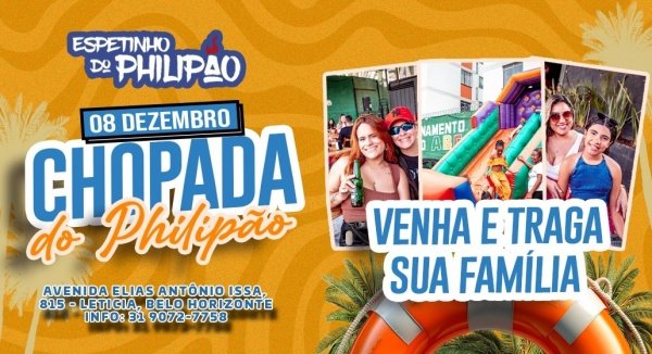 CHOPADA DO PHILIPÃO em Belo Horizonte - Sympla